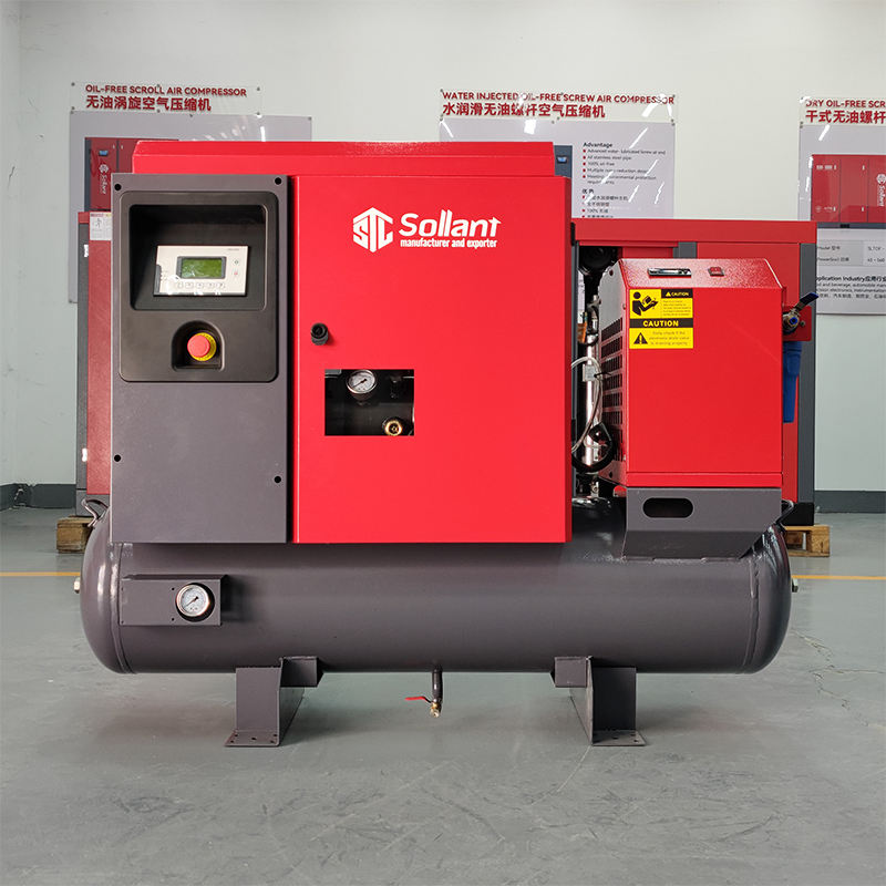 Single Phase Air Compressor Pre-Wired Air Compressor Unit 4-in-1 220V ...