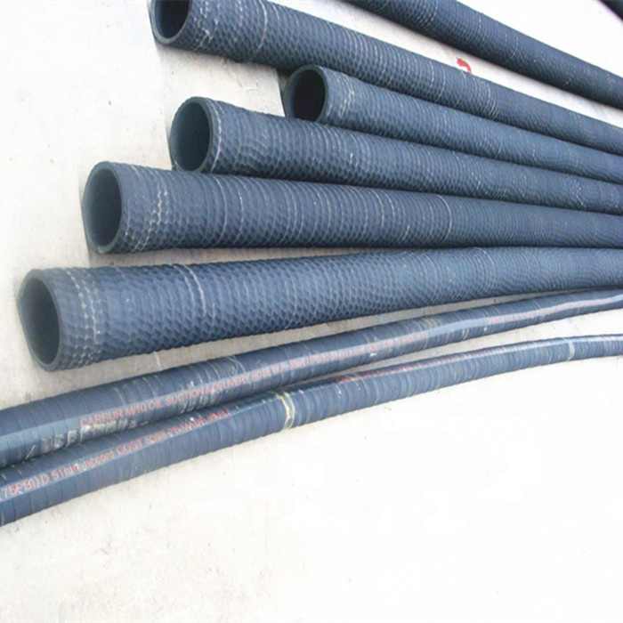 6 Inch Irrigation Steel Wire Embedded Corrugated Water Rubber Suction ...