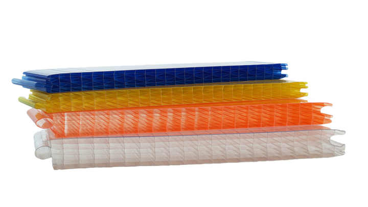 3-30mm Easy Installation Plug Pattern Polycarbonate Panels Roofing U ...