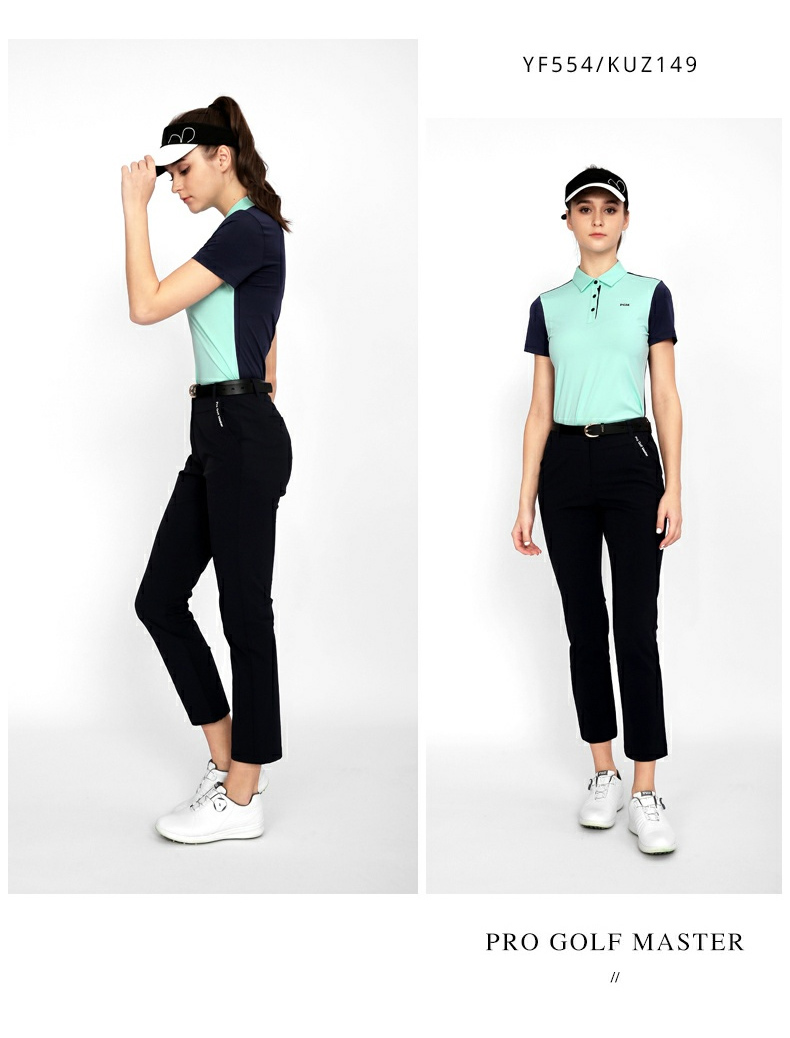 PGM YF554 ladies golf apparel sport golf clothing polo women golf shirt ...
