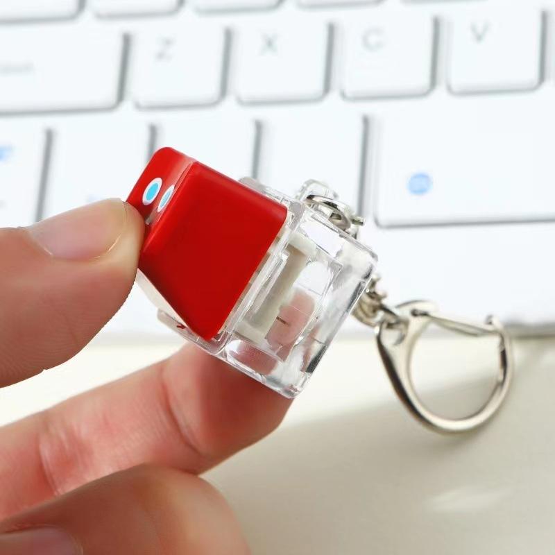 Custom Keychain Keycap Relieve Stress Key Chain Switch Keychain Diy Keyboard Keychain Printing ...