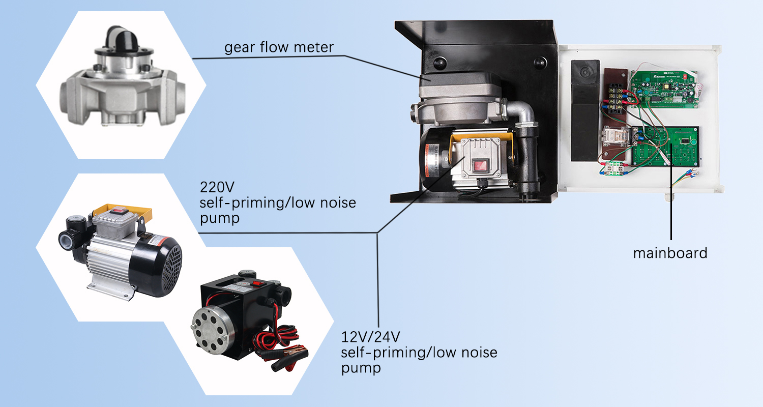 Affordable Portable Horizontal Self-Priming 24V Diesel Gas Station ...
