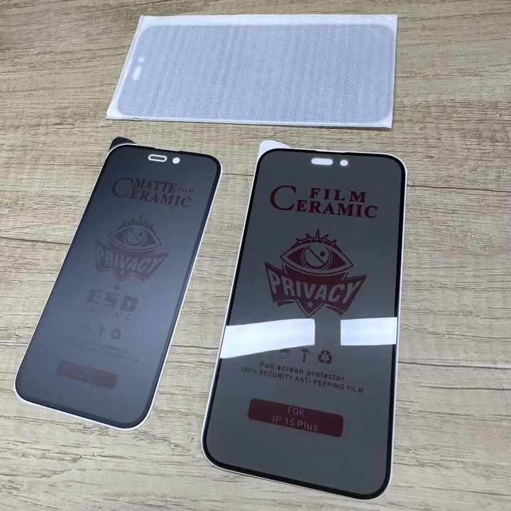 Wholesale ESD Premium 2.5D Flexible Silk Matte Privacy Ceramic Phone ...