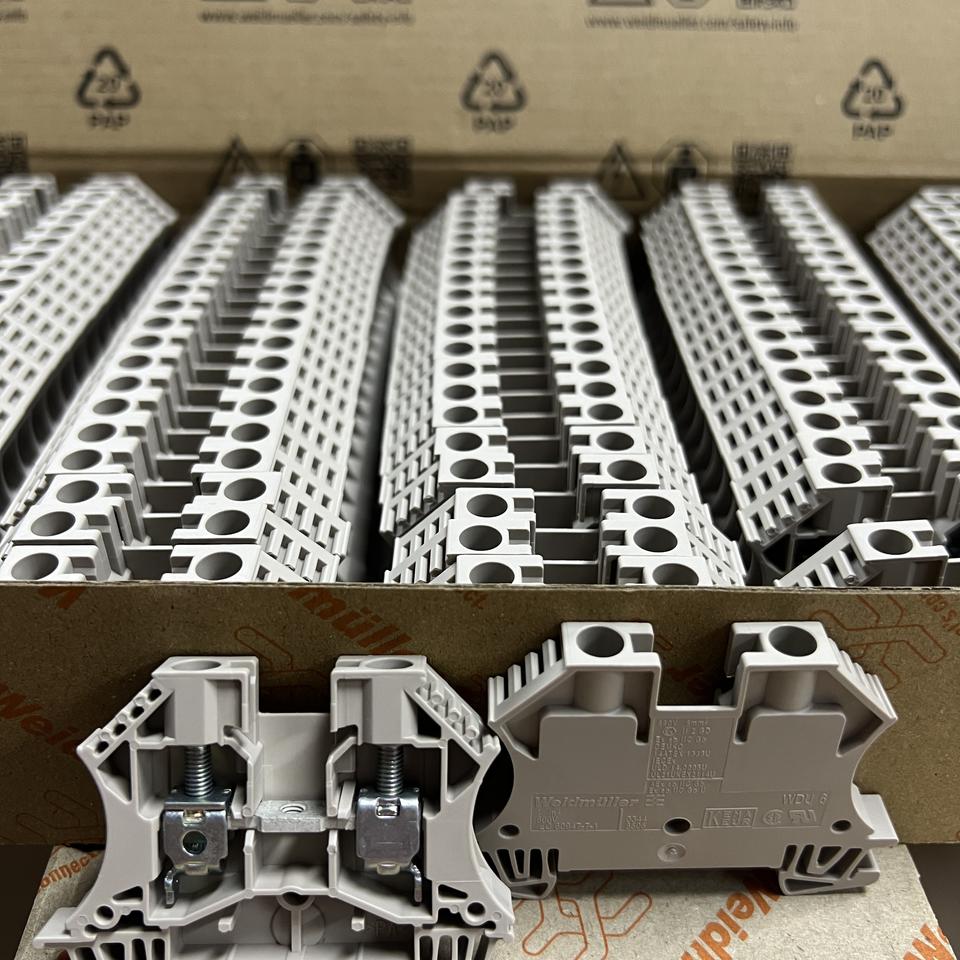 Genuine Weidmuller WDU 6 Terminal 1020200000 Terminal Block Industrial ...