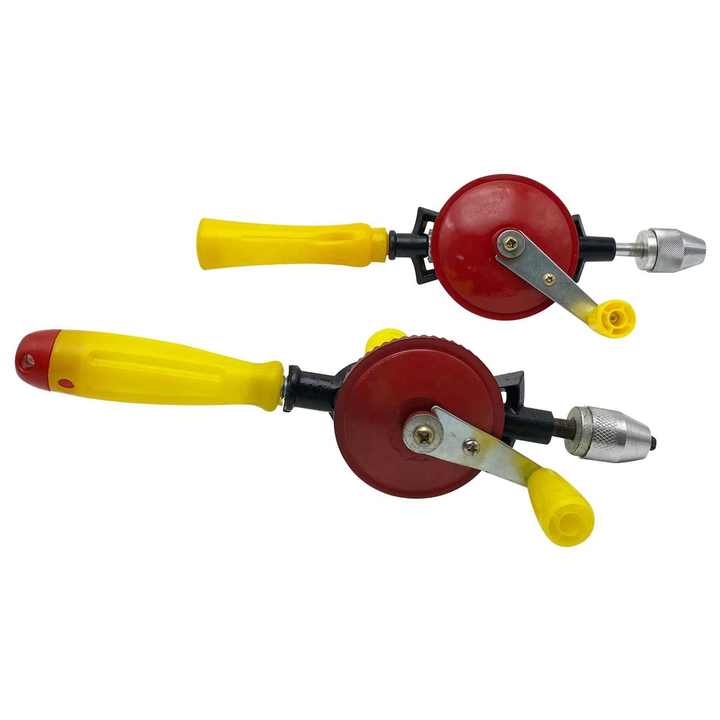 Single Gear Hand Crank Drill Hand Twist Drill Household Woodworking ...