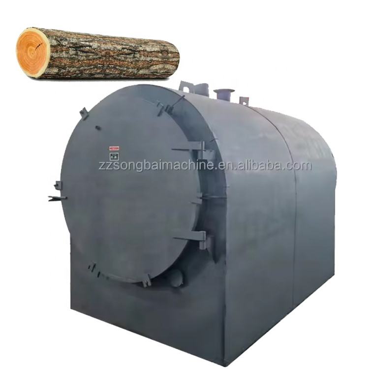 Horizontal Carbonization Oven Biomass Coconut Shell Wood Sawdust ...