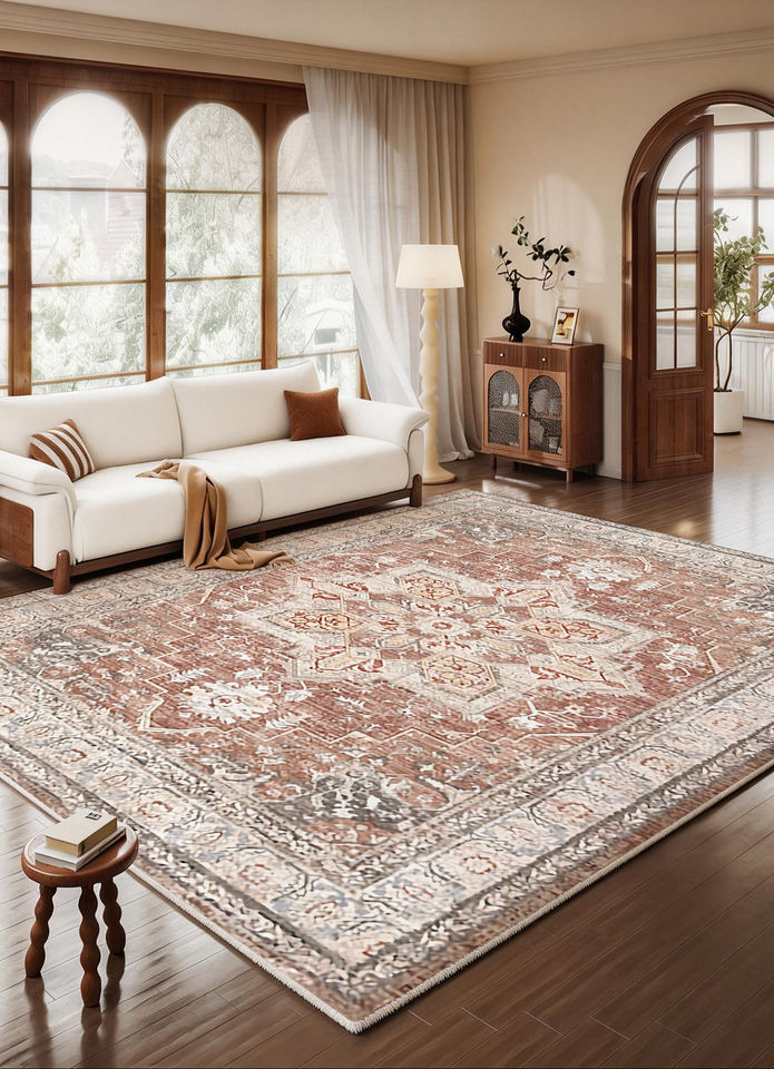 Washable Living Room Carpets and Rugs European Persian Tapis Home Decor ...