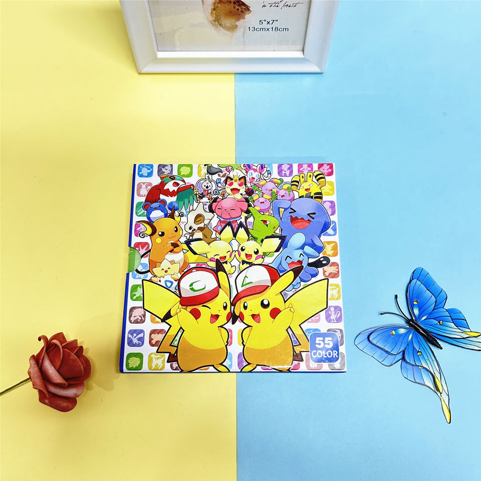 Anime Cute Cartoon Treasure Can Dream Pikachu 55 Color Pearl Matte ...