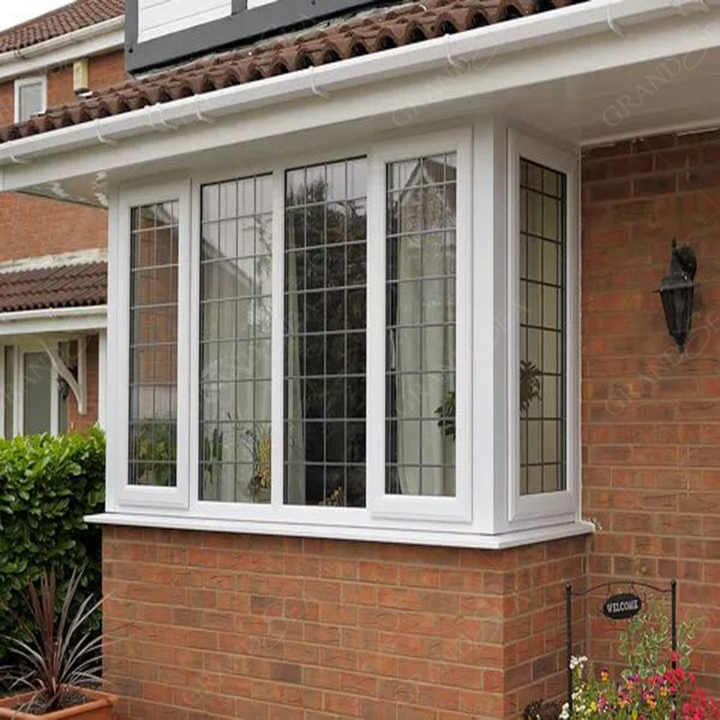 Custom European Standard Modern UPVC Arch Windows