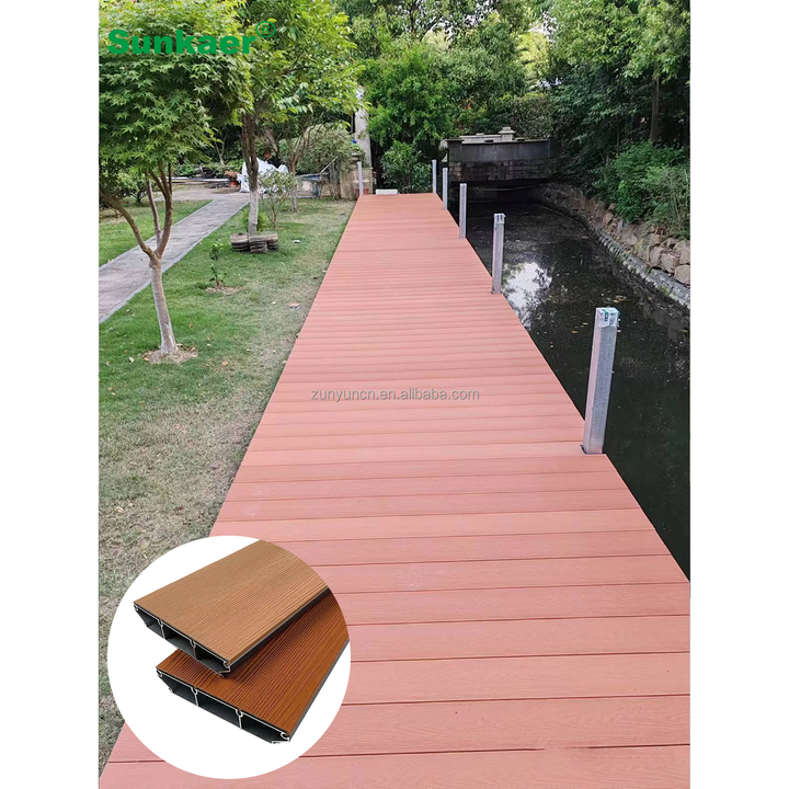 Top Aluminum Wpc Decking for Outdoor Swimming Pool Balcony Outdoor Wood ...
