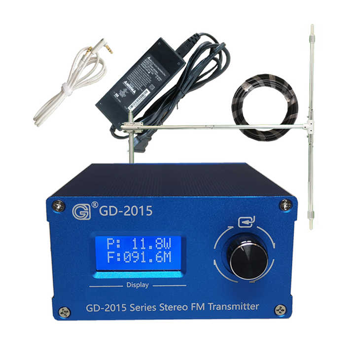 GD-2015-ALL-250W 15W FM Broadcast Radio Transmitter + 250w Diople ...