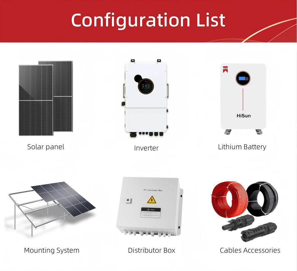US Solar System Split Phase Solar Hybrid System 8kw 10kw 12kw Energy ...