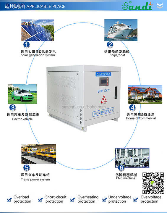 25KW Hybrid Inverter with Solar Controller USA 240 Volt