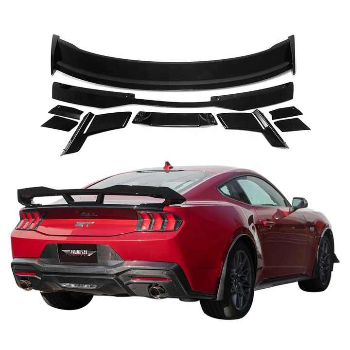 Ford Mustang Dark Horse S650 Rear Spoiler with Tail Wings
