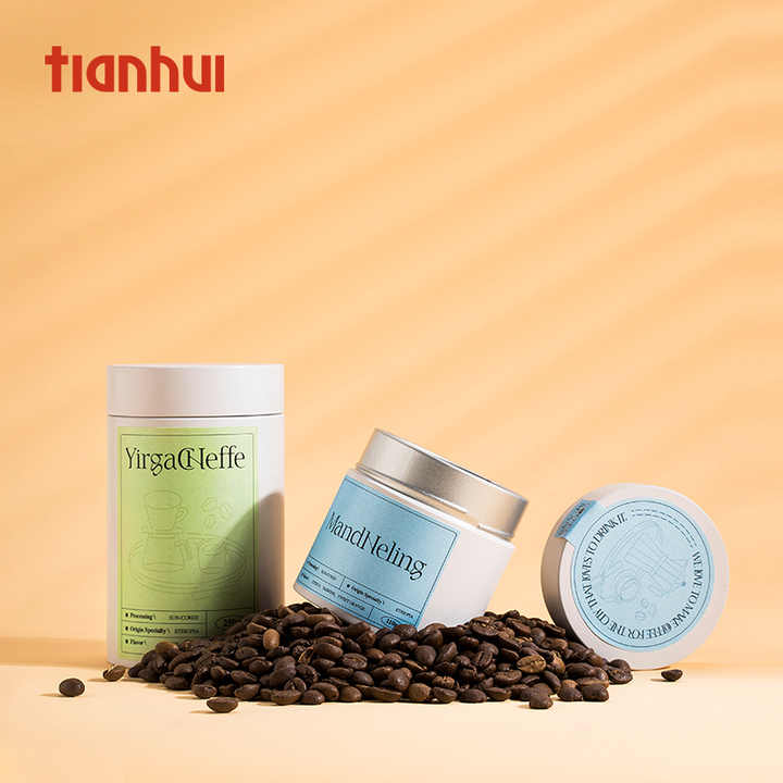 Tianhui Customized Design Round Airtight Tea Tin Canister