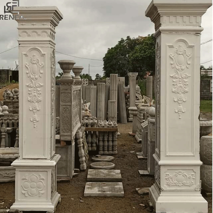 Decorative Concrete Block Molds Roman-pillar Candle Roman Pillars ...