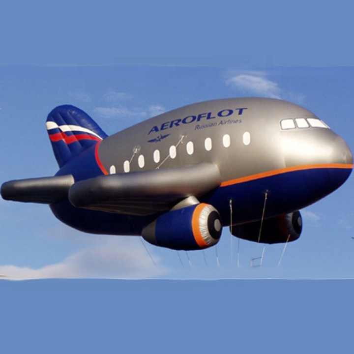 Giant inflatable airplane, inflatable blimp/ zeppelin helium balloon ...