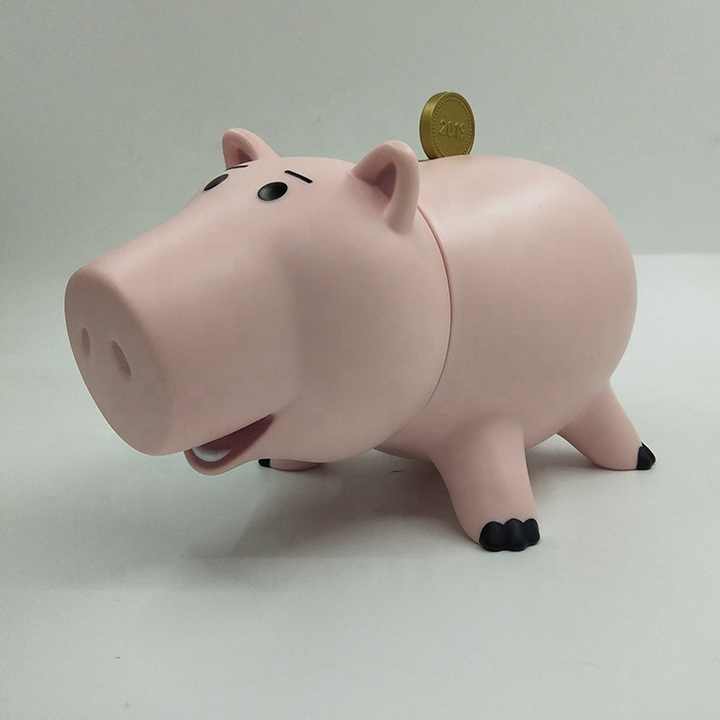 Custom Pig Shape PVC Coin Bank - Perfect Gift for Kids