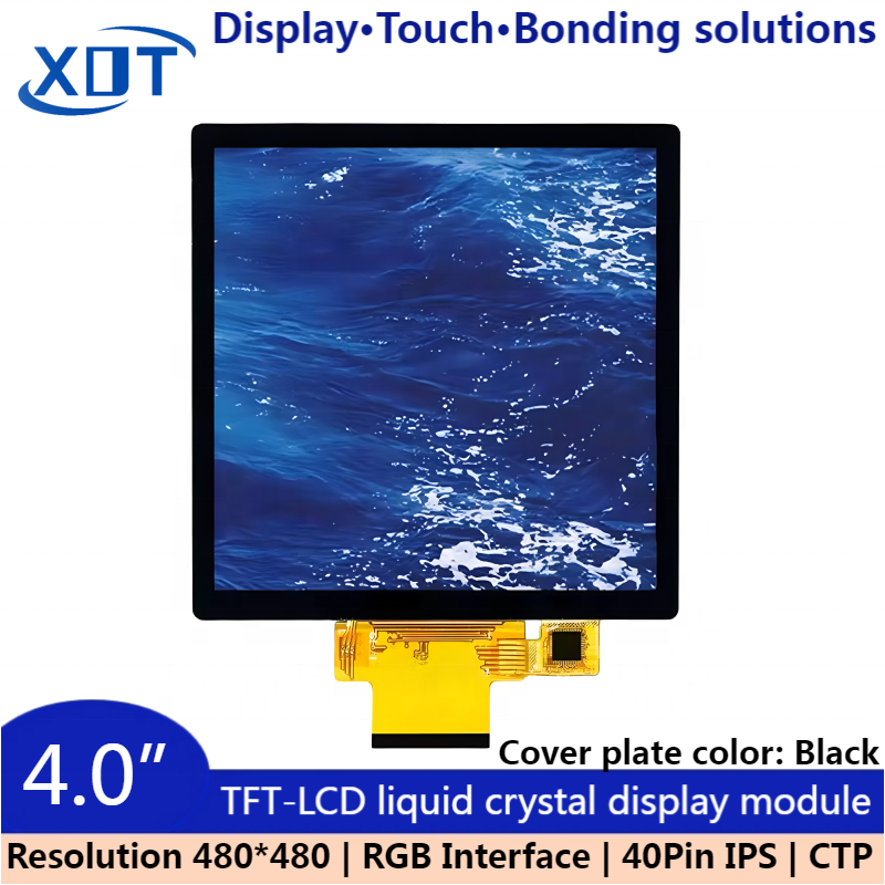 4,0 Inch TFT Lcd Display Module 480x480 SPI+RGB Capacitive Touch Panel ...