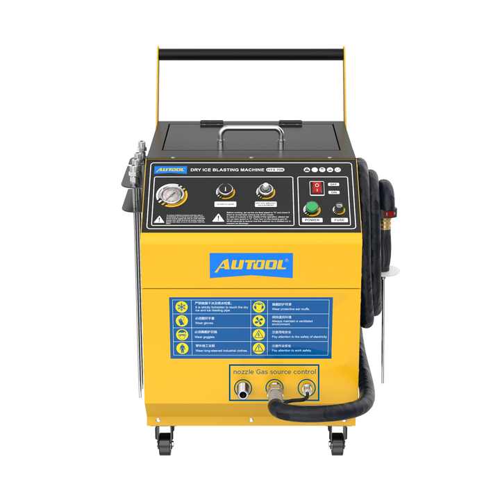 AUTOOL HTS708 Dry Ice Blast Cleaning Machine - 12V Fuel Injector Cleaner