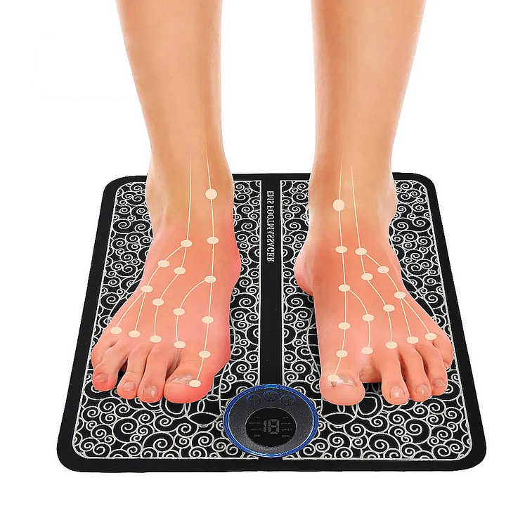 New 2026 Electric Physiotherapy Ems Foot Care Ems Massager Machine Pad ...
