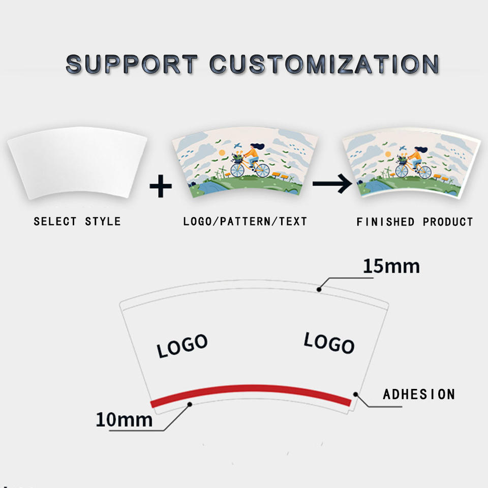 Waterproof Offset Printing Paper Cup Fan with PE Coated One Side Paper ...