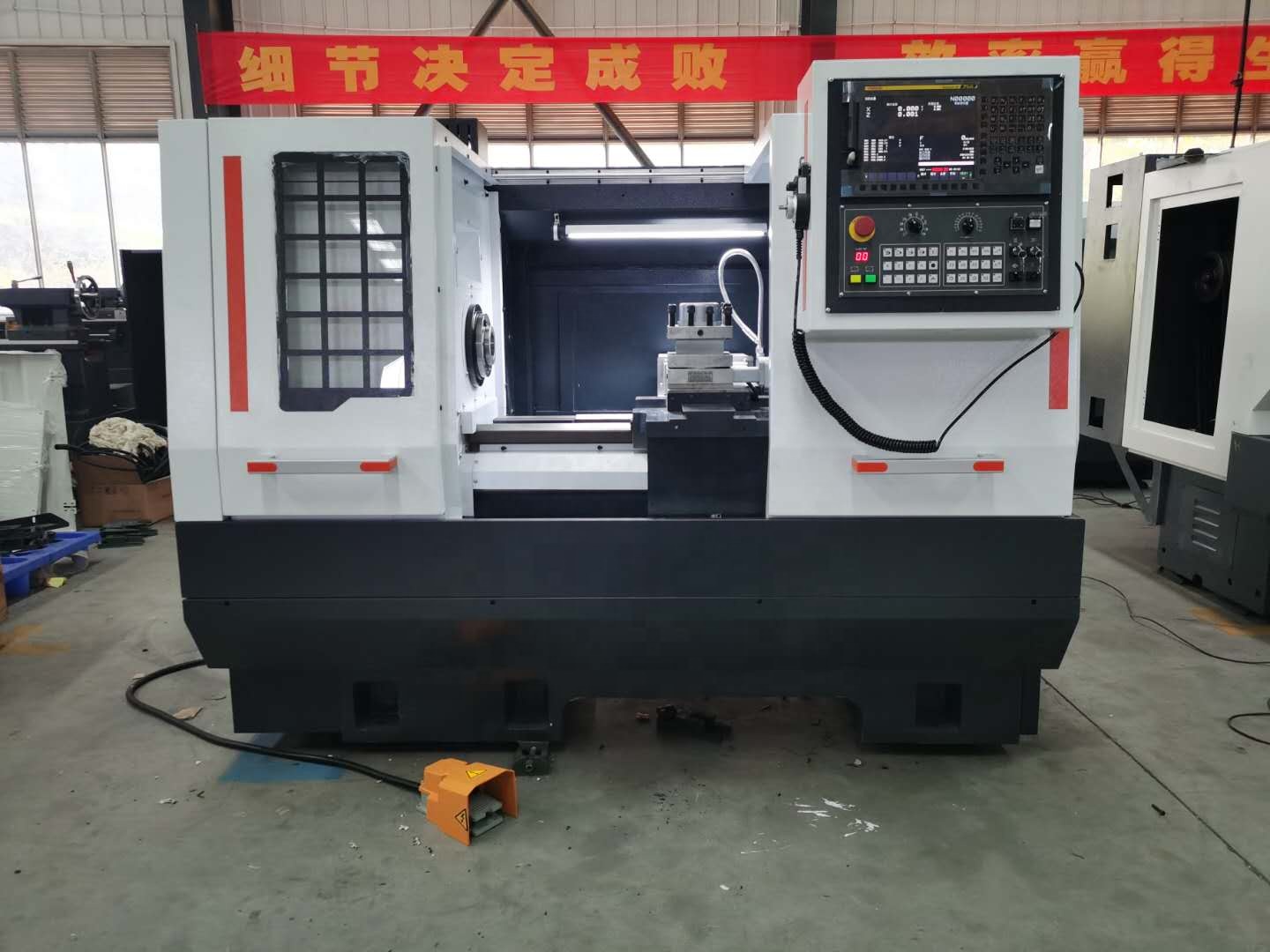 K400/750 Cnc Mini Kim Loại Quay Lathe Máy Công Cụ Torno De Ngang Mecha ...