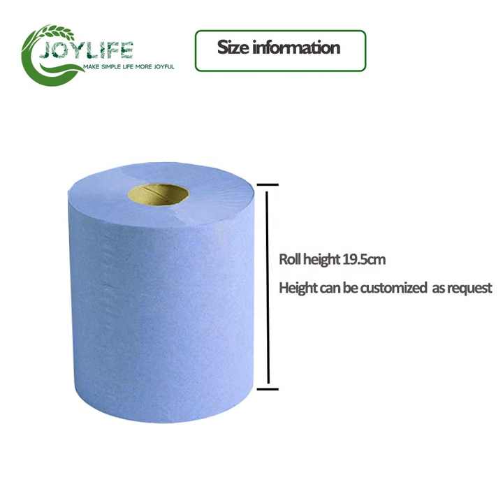 Blue Paper Rolls - 2 Ply Embossed Center Feed - Hand Towel Tissue Rolls ...