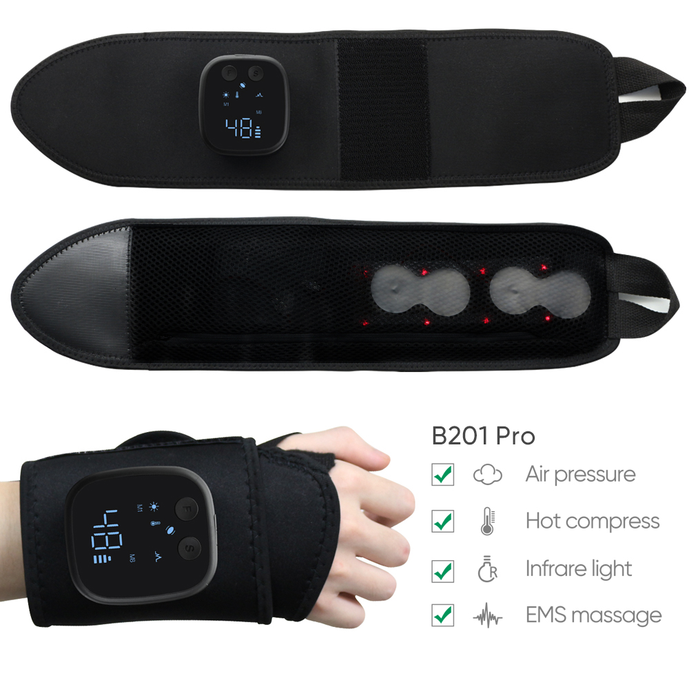 Low Frequency Heating EMS Wrist Massager - Professional Support