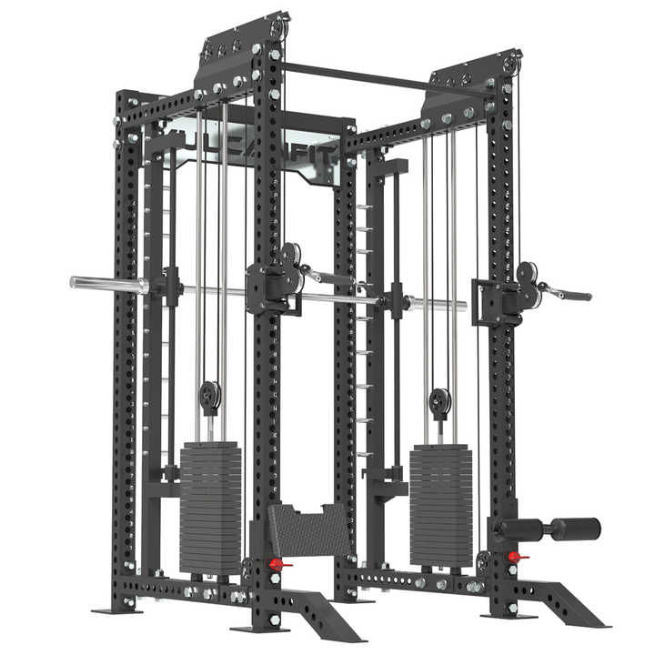 Multi-Functional Cable Crossover Lat Pull-Down Power Rack| Alibaba.com
