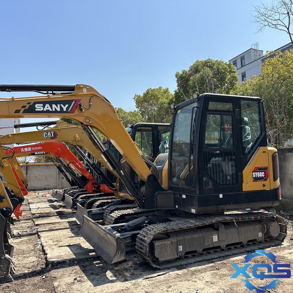 SANY SY60C 6 Ton Mini Excavator Used Original Second-Hand Hydraulic ...
