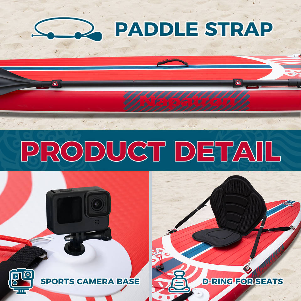 Napatron Portable Inflatable Paddle Board - Stable & Lightweight