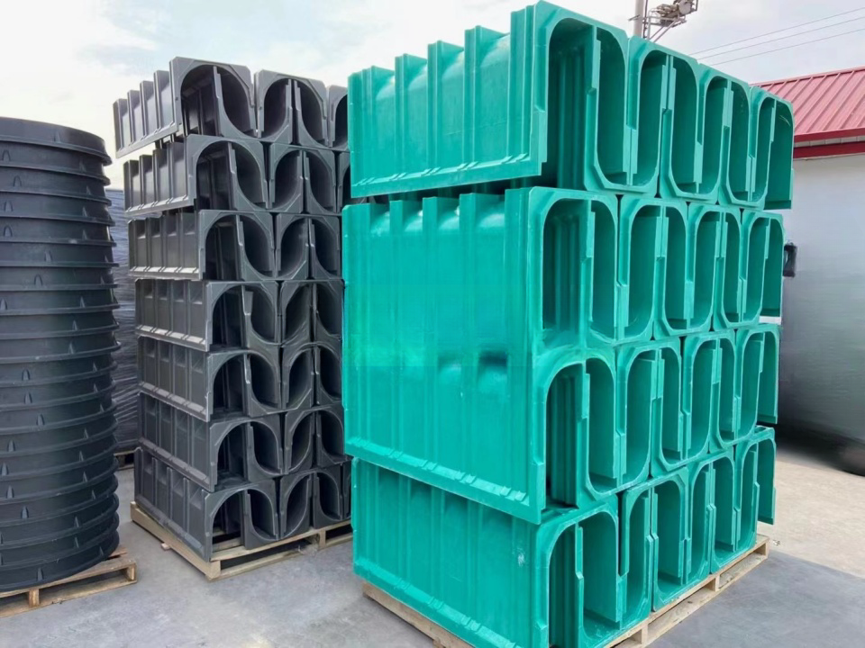 GREENTECH BMC Plastic U Shape Drainage Ditch Composite BMC Drain Gutter ...