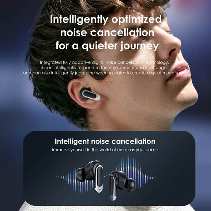 V8 TWS Earphones - Noise Cancelling, 60ms Delay, 5-6hrs Battery