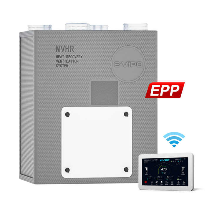 ERV System Fresh Air Ventilation Low Noise Ideal Vent Bedroom Living ...