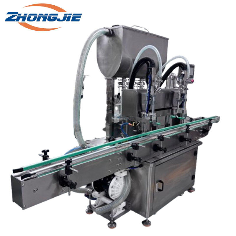 Zhongjie Automatic 2 Nozzle Servo Lobe Pump Filling Machine for ...