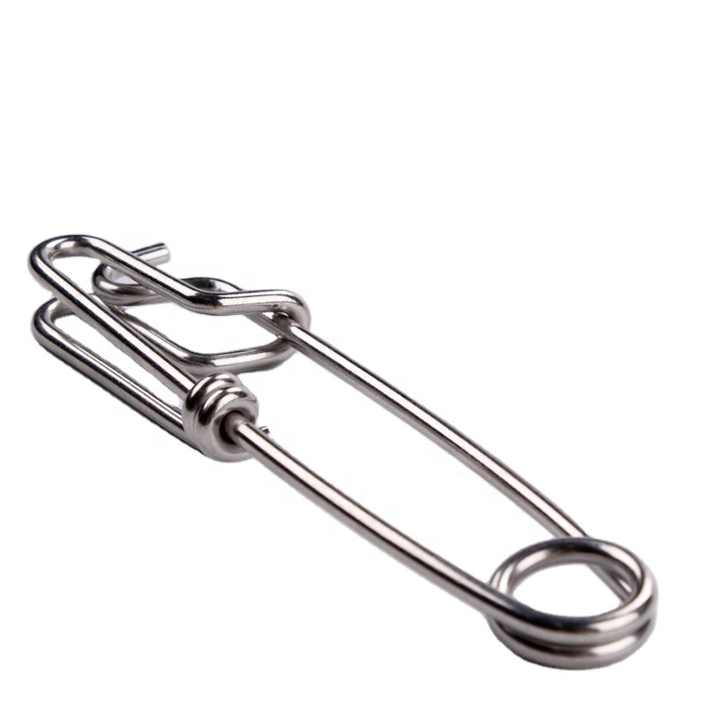 Stainless Steel Long Line Clip - Durable Fishing Accessory