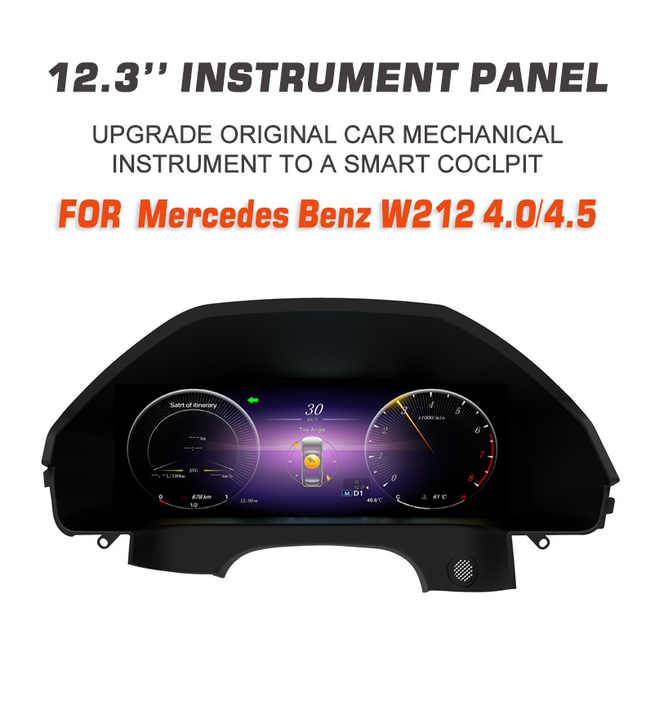 Digital Cluster LCD Dashboard for Mercedes-Benz E Class