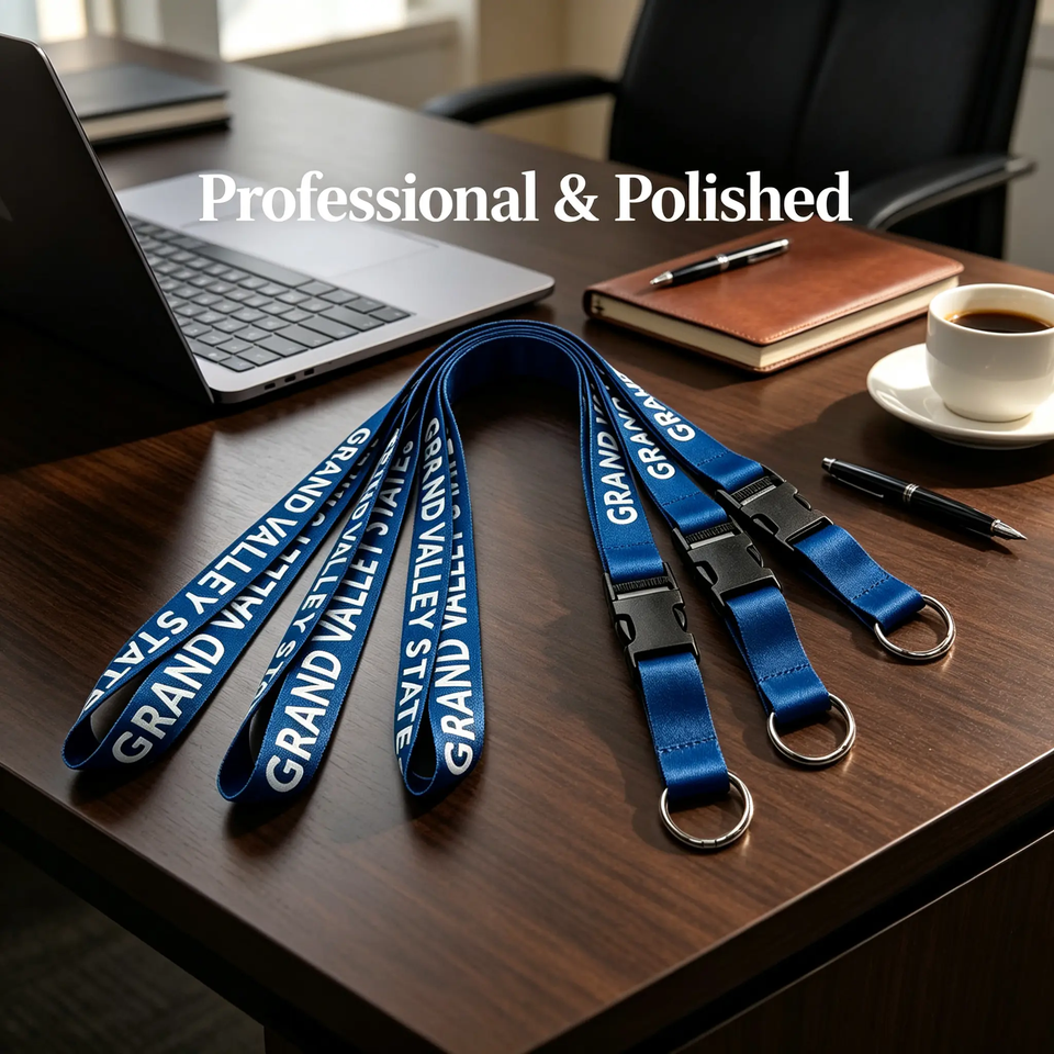 Durable 3D Printed Polyester Lanyard with Keyring & Badge Holder Ideal ...
