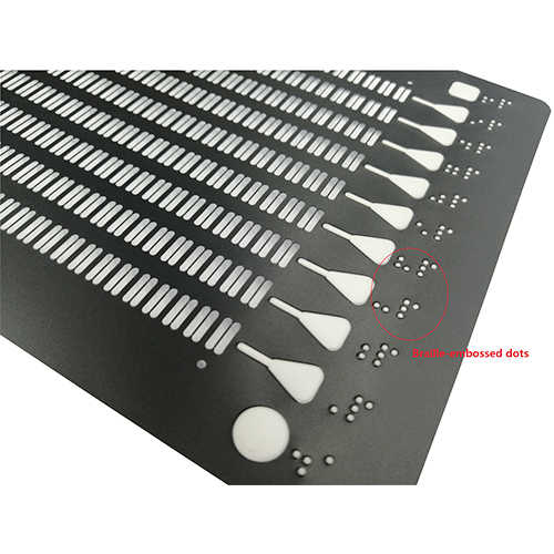 Dot Braille Embossed Button Keyboard Sticker for the Blind