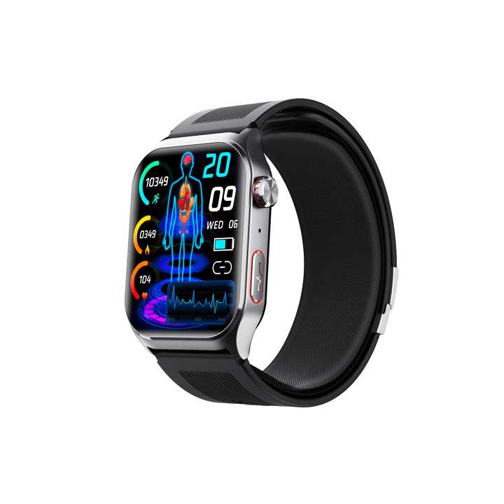 DF F520 Smart Watch with Air Pump Pressure & Heart Rate Monitor Sleep ...