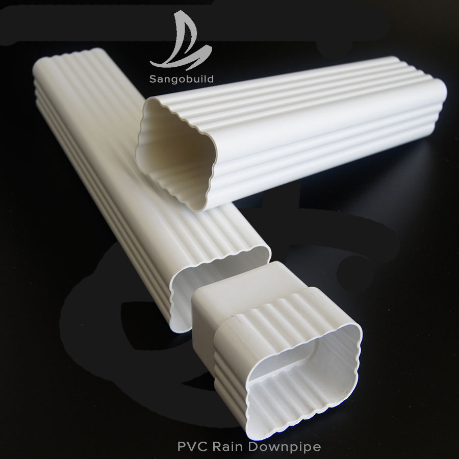 Weather Resistant Building Materials Gutter Hanger Modern PVC Downspout ...