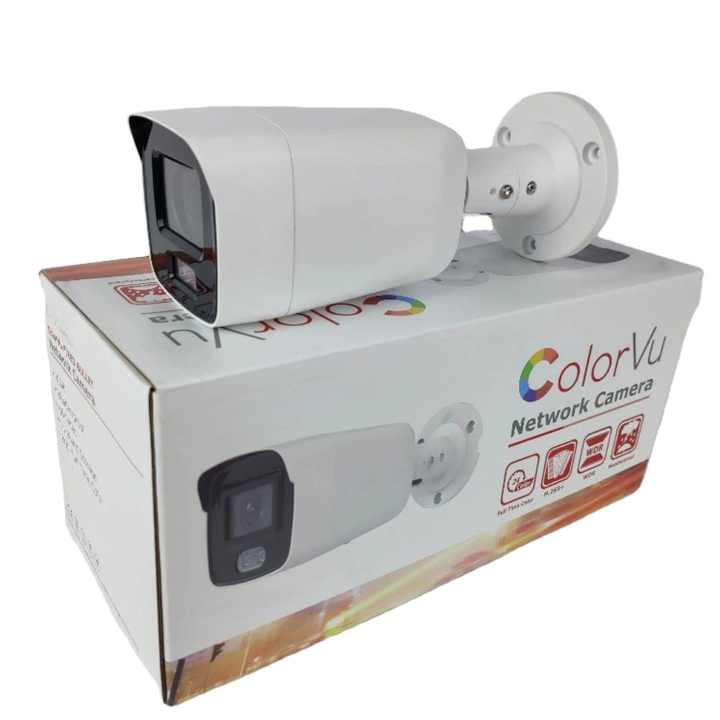 Hik-vision 4 K ColorVu Fixed Bullet Network Camera DS-2CD2087G2-LU