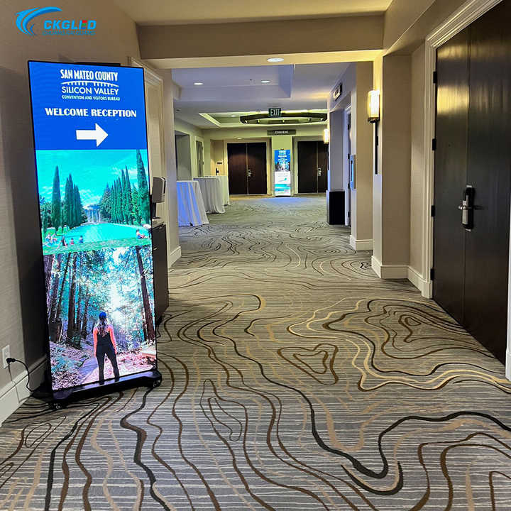 Ckgled Wifi 4g Control P1.86/p2/p2.5 Indoor Floor Standing Led Mirror ...