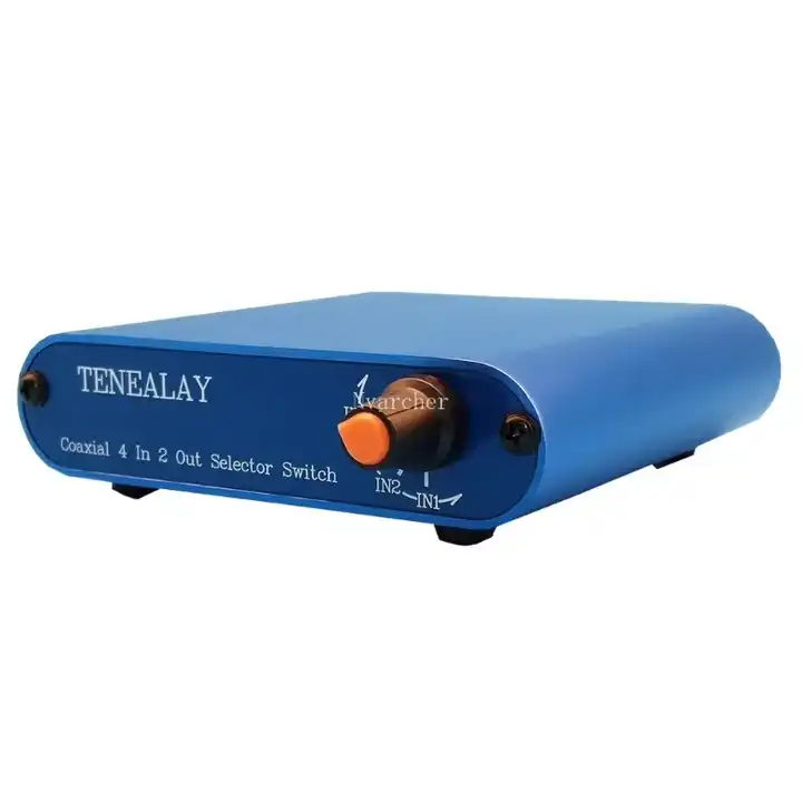 4-in-2-out Passive Lossless HiFi Multi-channel Coaxial Audio Switch ...