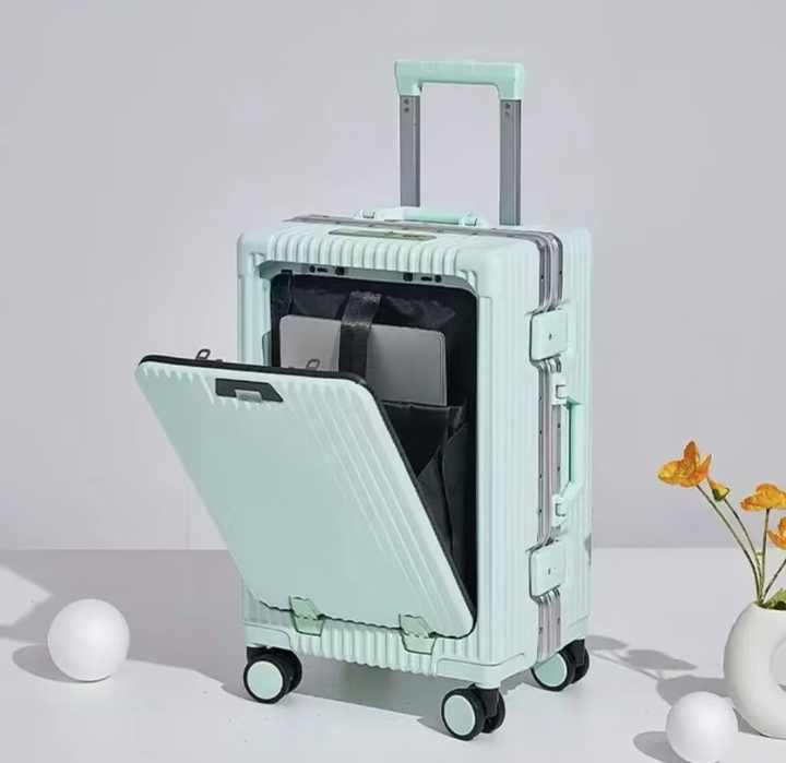 New Design Multifunction Front Opening Cover Luggage Carry-On Travel ...