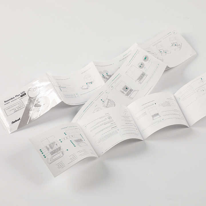 Packaging Multilayer Adhesive Stickers Peel Off Roll Folding Booklet ...
