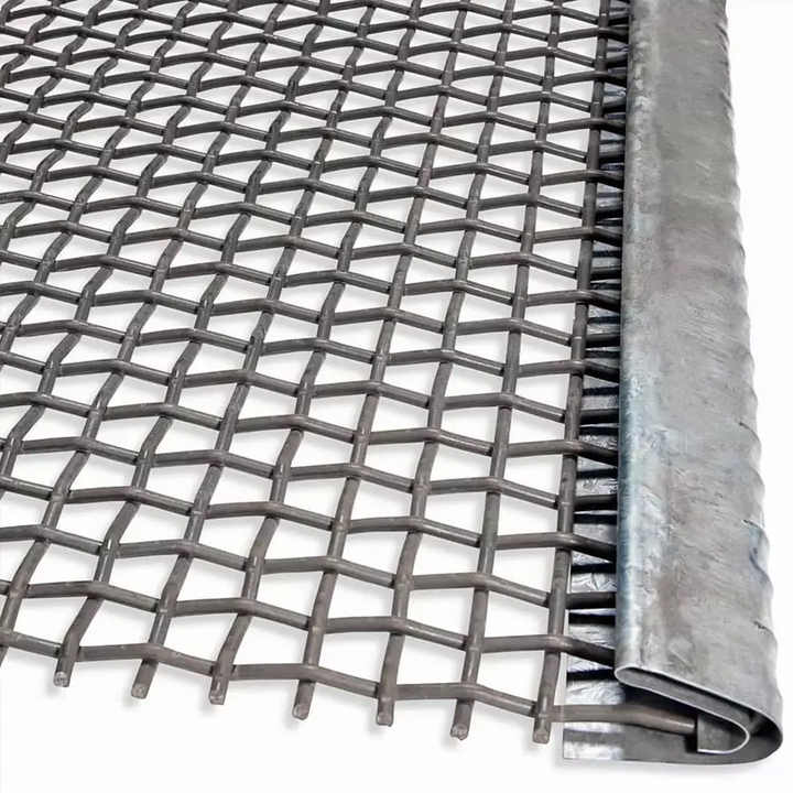 Custom Manufacturer's 65 Manganese Steel Vibrating Screen Plain Weave ...