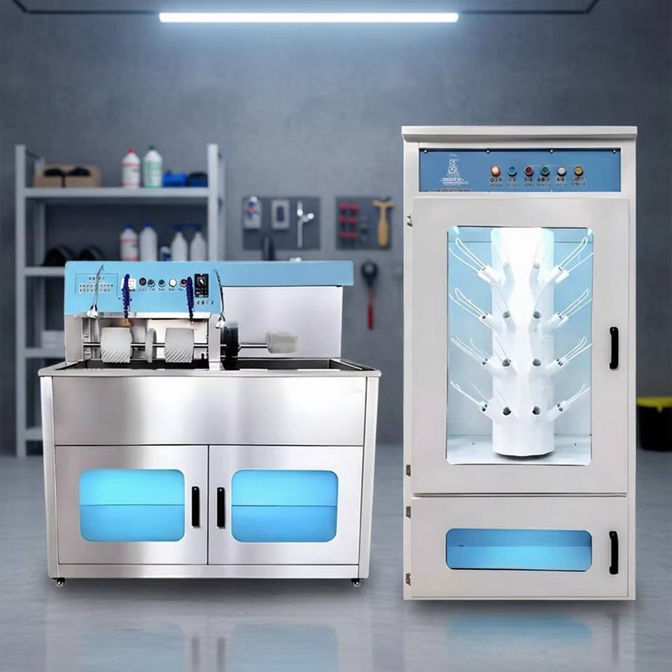 Automatic Shoe Cleaning Machine with Electric Sole Washer and Water ...