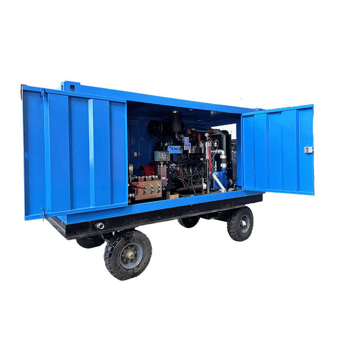 700bar 10000Psi Industrial Pipeline Cleaner Hydro Blasting Equipment ...